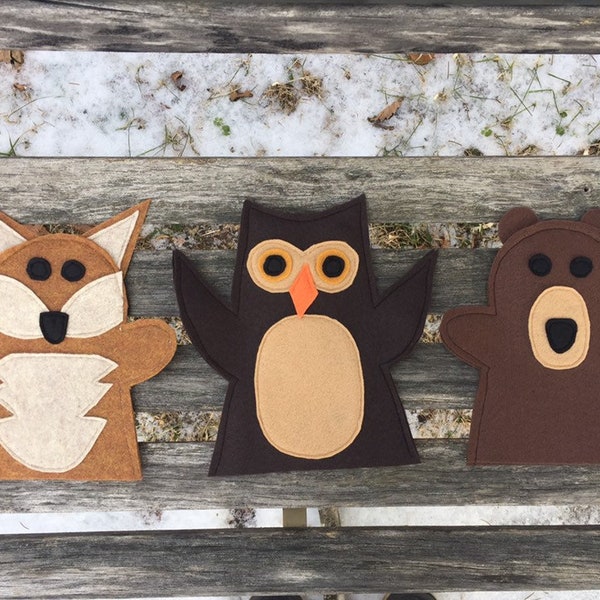 Animal Hand Puppets - Etsy