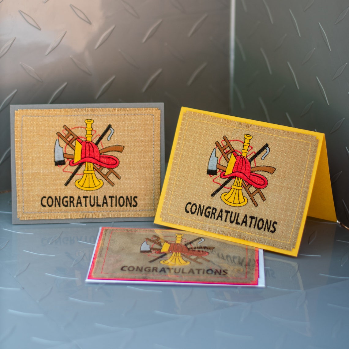 Firefighter Greeting Card Happy Birthday Card Thank You - Etsy