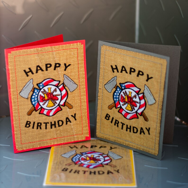 Firefighter Greeting Card Congratulations Card Thank You - Etsy