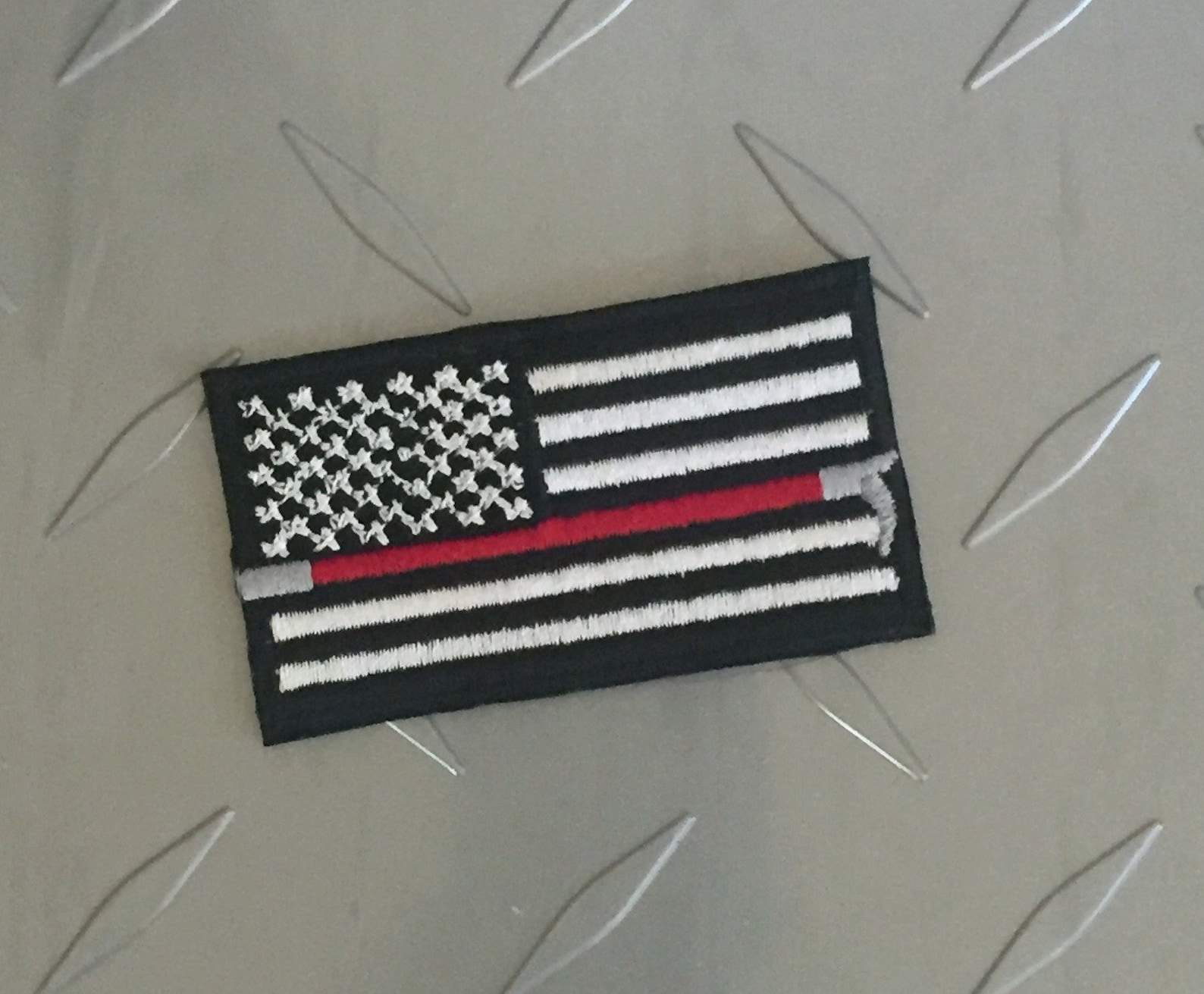 Thin Red Line Patch Firefighter American Flag Patch | Etsy