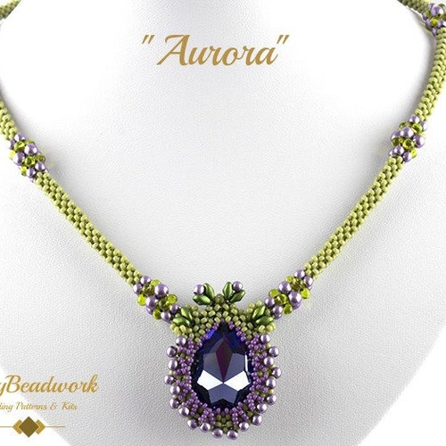 Beading Pattern for the aurora Necklace Pa-013 - Etsy