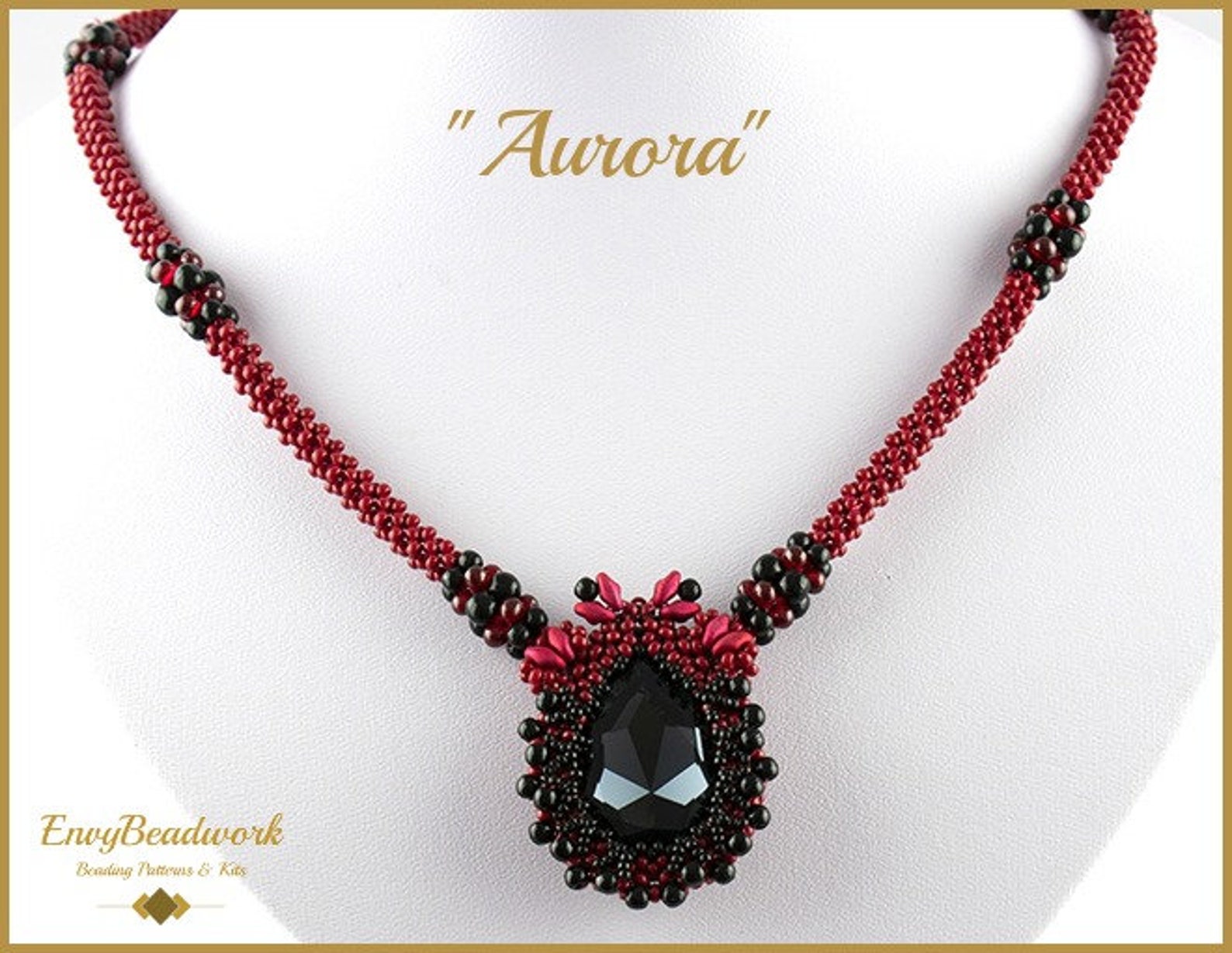Beading Pattern for the "aurora" Necklace Pa-013 - Etsy