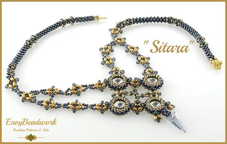 Beading Pattern for the "sitara" Necklace Pa-029 - Etsy