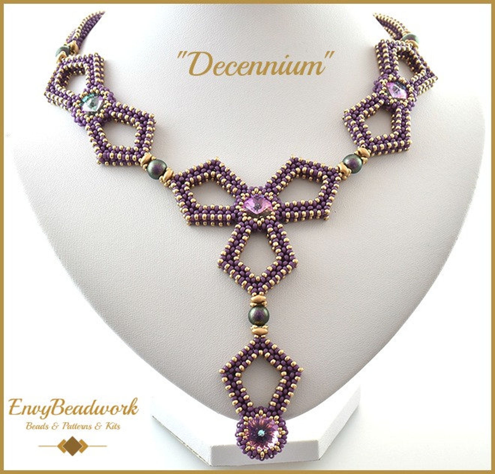 Beading Pattern for the Decade Necklace Pa-036 - Etsy