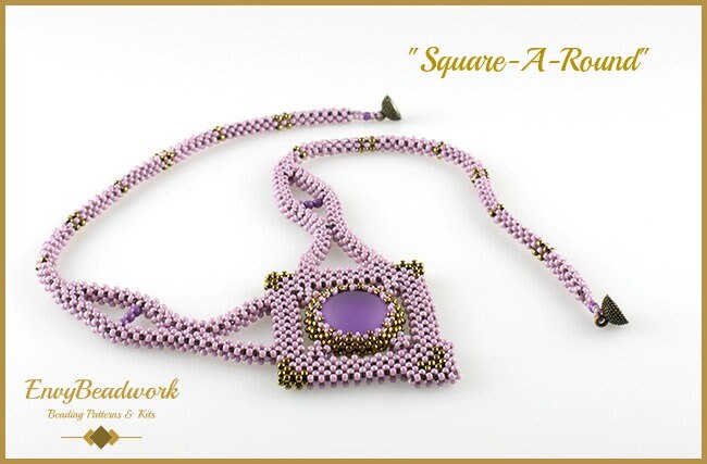Beading Pattern for the square-a-round Necklace - Etsy