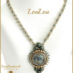 Beading Pattern for the Loulou Beadembroidery Necklace Pa-041 - Etsy