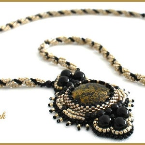 Beading Pattern for the Loulou Beadembroidery Necklace Pa-041 - Etsy