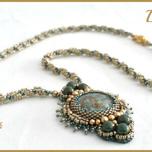 Beading Pattern for the Loulou Beadembroidery Necklace Pa-041 - Etsy