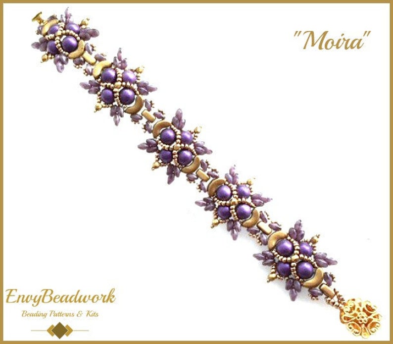 Beading Pattern for the "moira" Bracelet Pa-008 - Etsy