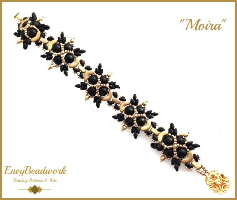 Beading Pattern for the "moira" Bracelet Pa-008 - Etsy