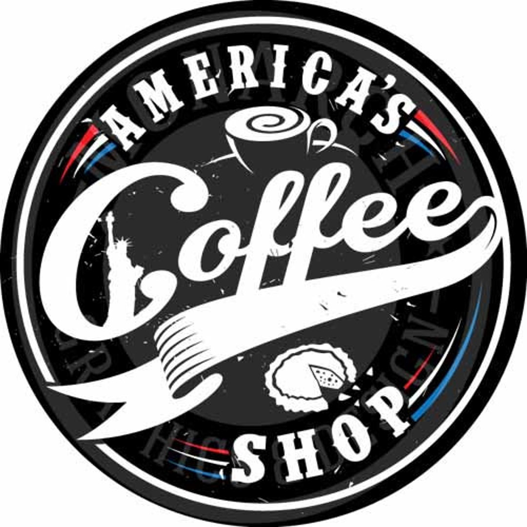 Custom America's Coffee Shop Logo - ONLY 1 - Logo for Business - Etsy