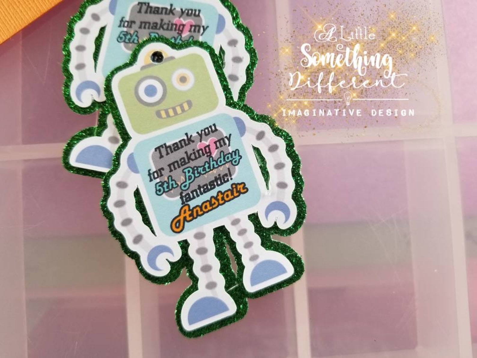 Robot Birthday party Supplies Favor Tags Decorations / labels | Etsy