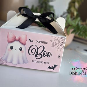 Little Boo is Turning Two | Little Boo Party Favor | Boo Boxes | Little ...