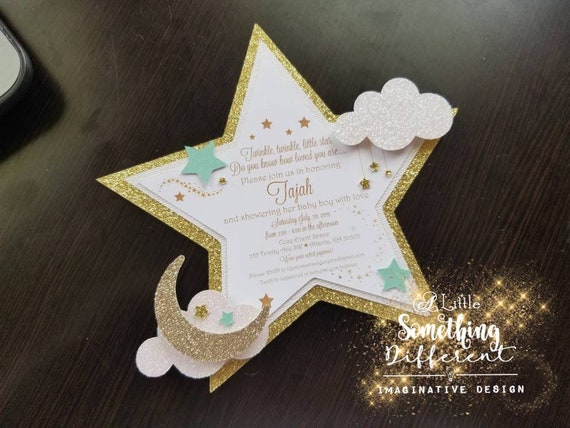 Star Shaped Invitations