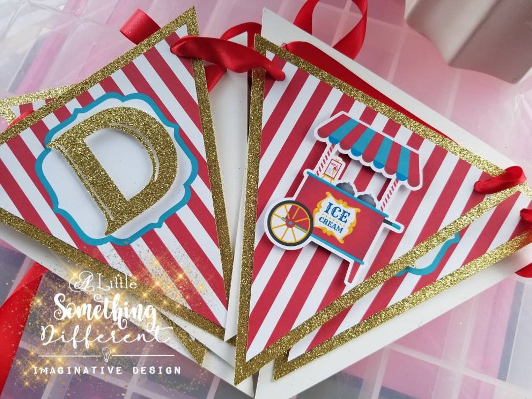 Circus Party Decorations Supplies Decor / Carnival / Banner / - Etsy