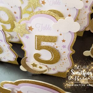 Twinkle Little Star Supplies Table Numbers, Party Decor, Baby Shower ...