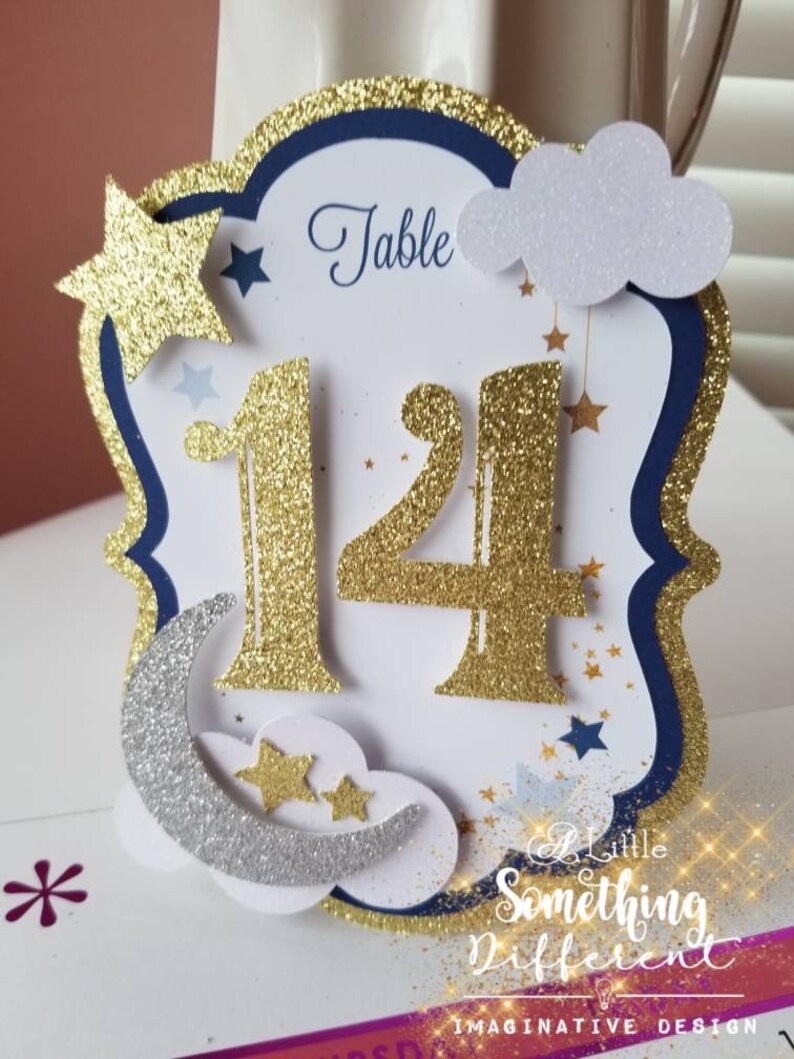 Twinkle Little Star Supplies Table Numbers Party Decor Baby - Etsy