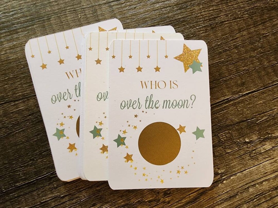 Twinkle Little Star Scratch off Game Scratch Offs Shower Games Scratch ...