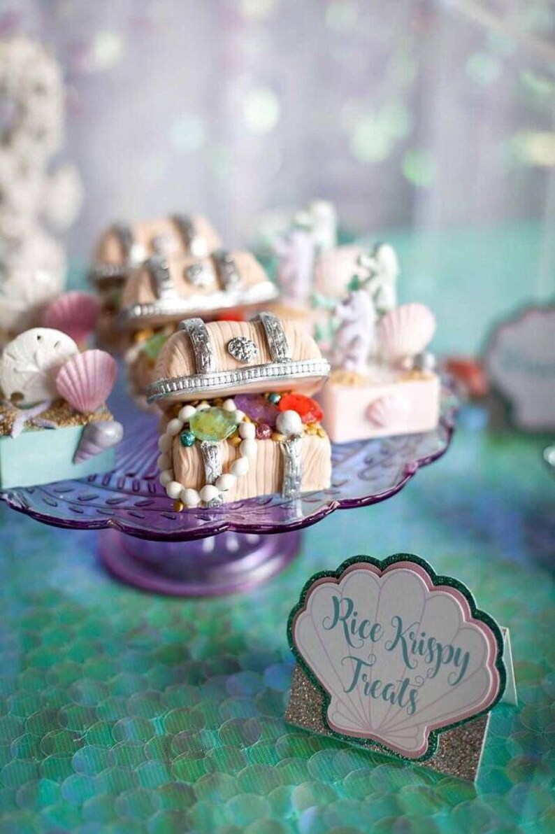 Mermaid Party Decorations / Seashell Party Decor / Beach | Etsy