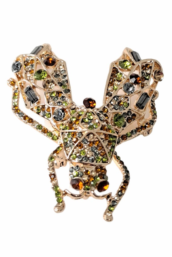 vintage brooch fly - Gem