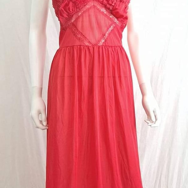 Red Negligee - Etsy