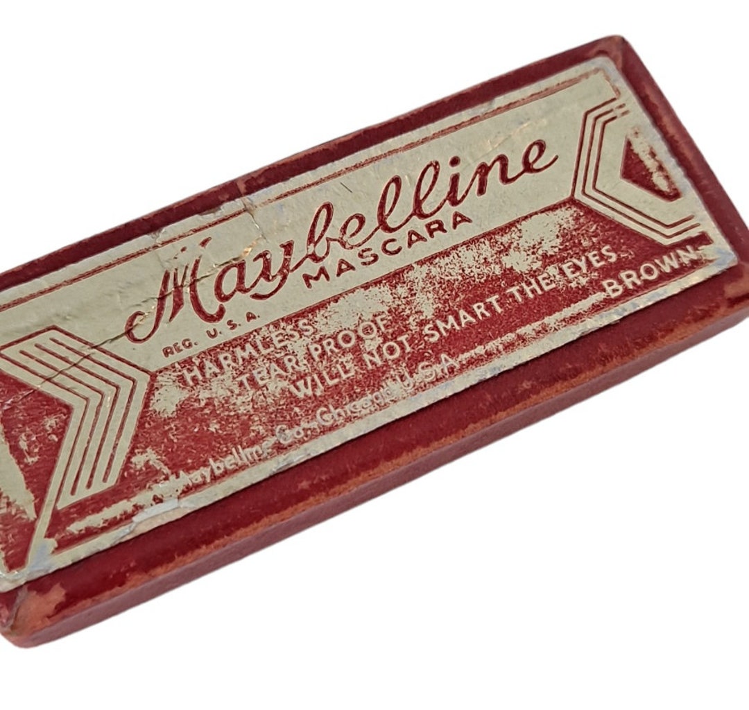 Early Maybelline Cake Mascara Original Packaging With Brush Museum ...