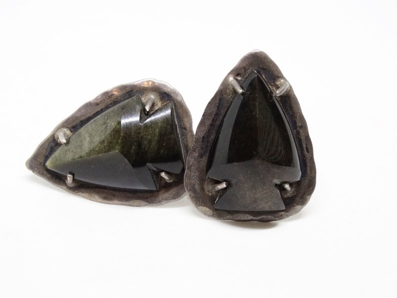 Vintage Native American Gold Sheen Sun Sheen Obsidian - Etsy