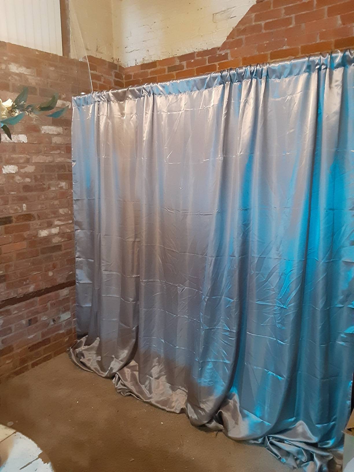 10x10 Ft Satin Drape, Curtain - Etsy
