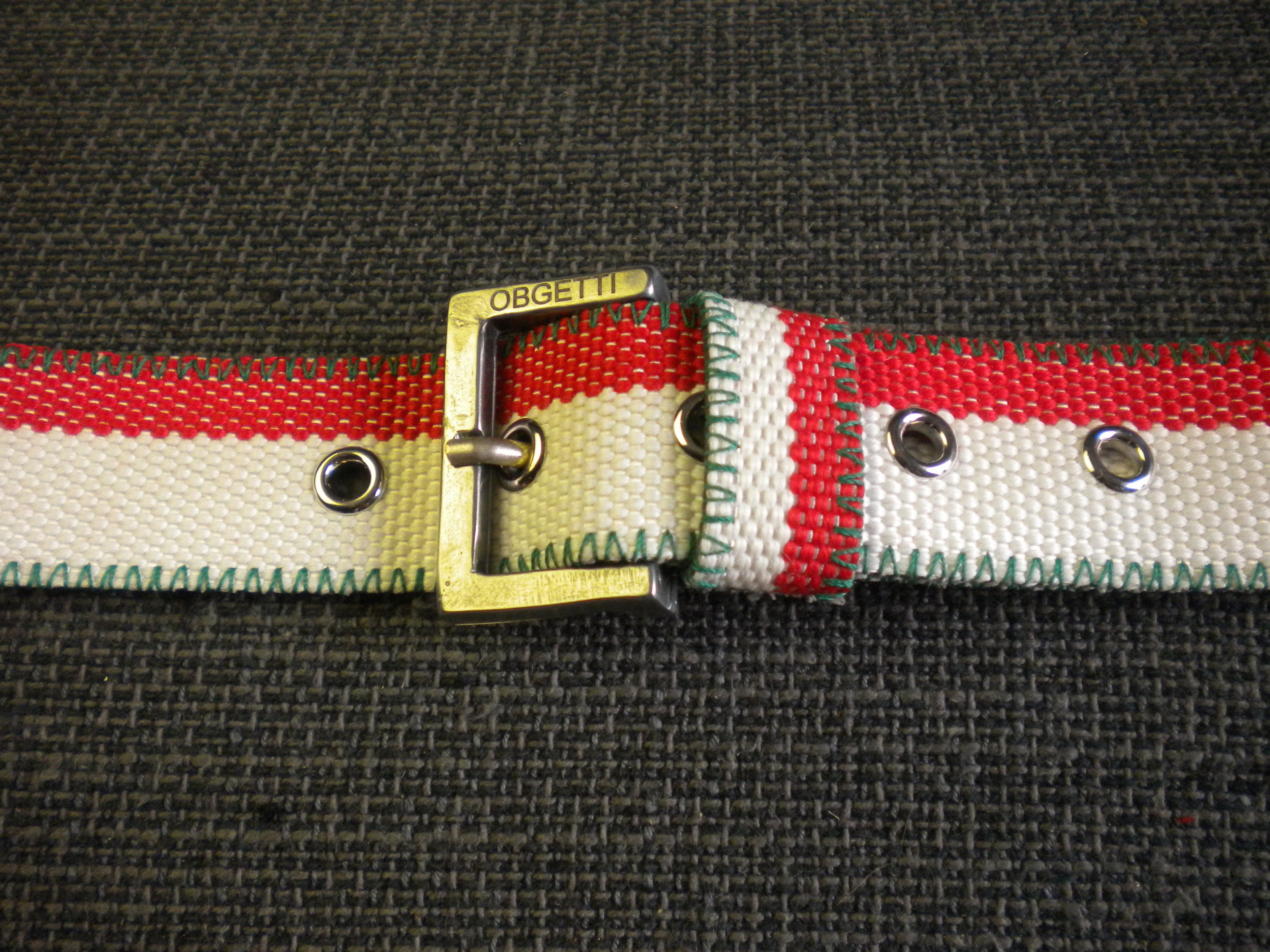 Unique White Upcycled Fire Hose Belt Handmade Recycled Belts With ...