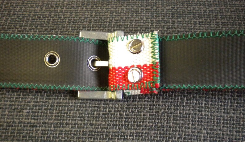 Unique White Upcycled Fire Hose Belt - Handmade Recycled Belts With ...