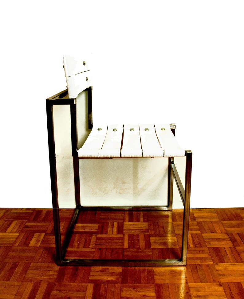 Industrial Style Upcycled Fire Hose Chair Handmade Recycled - Etsy