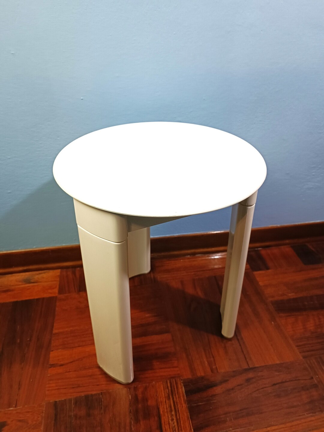 Trio Gedy Three-legged White Plastic Stool by Olaf Von Bohr - Etsy