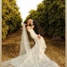 Chapel Length Wedding Bridal Veil 90 Inches White, Ivory, Elegant ...