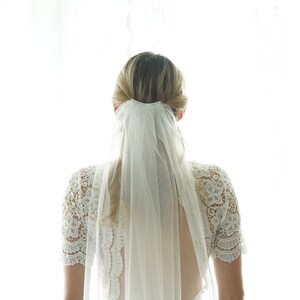 Waltz Length Wedding Bridal Veil 54 Inches White, Ivory, Wedding Veil ...