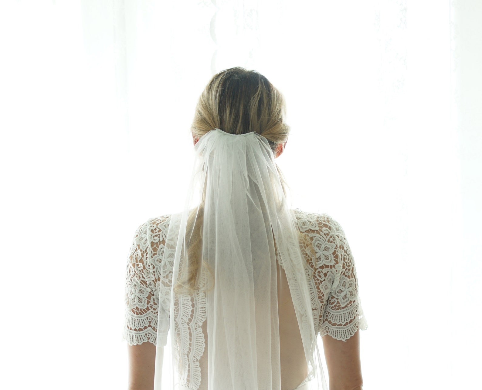 Chapel Length Wedding Bridal Veil 90 Inches White Ivory - Etsy