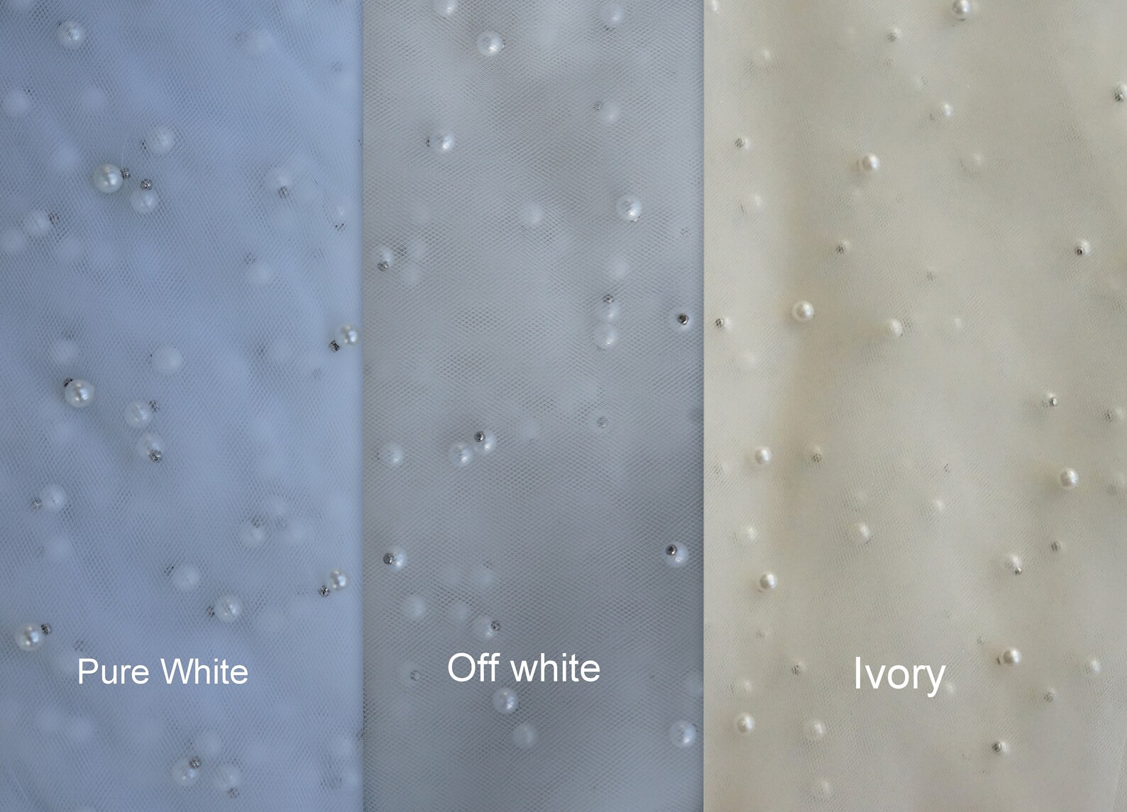 Scattered Pearl Veil Pearl Wedding Bridal Veil White Ivory - Etsy UK