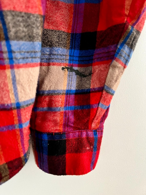 Vintage Flannel Shirt Jacket - Gem