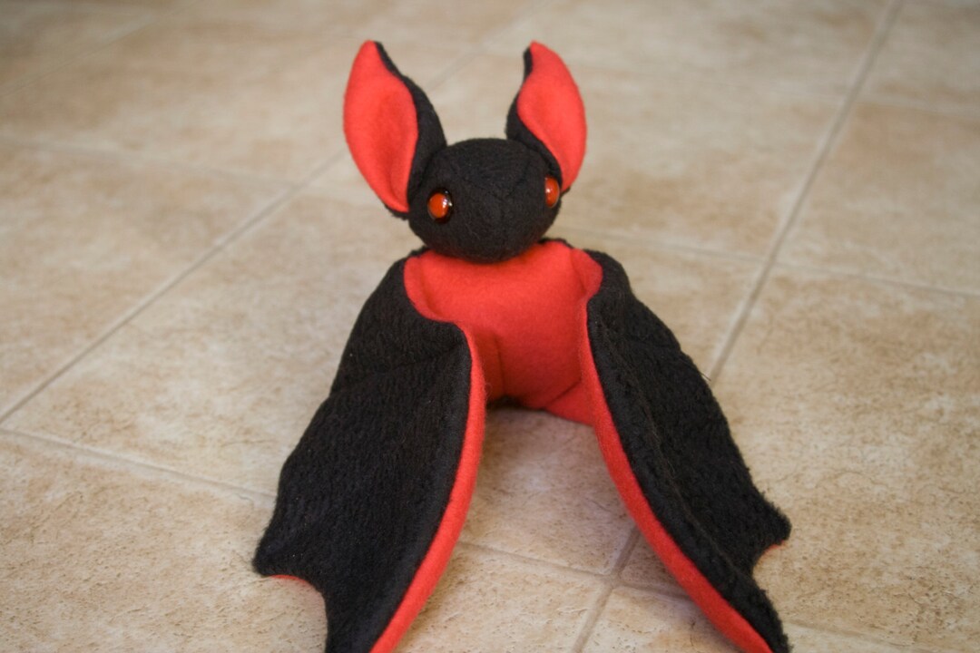 Bat Plushie You Pick Colors - Etsy