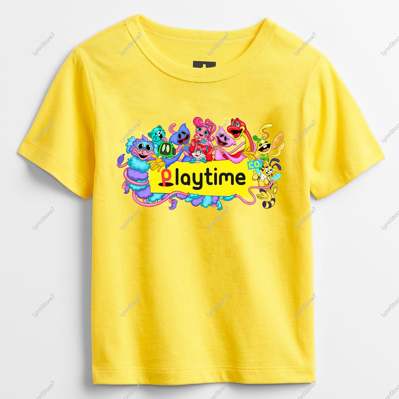 Poppy Playtime Logo Shirt, Huggy Wuggy And Kissy Missy Shirt