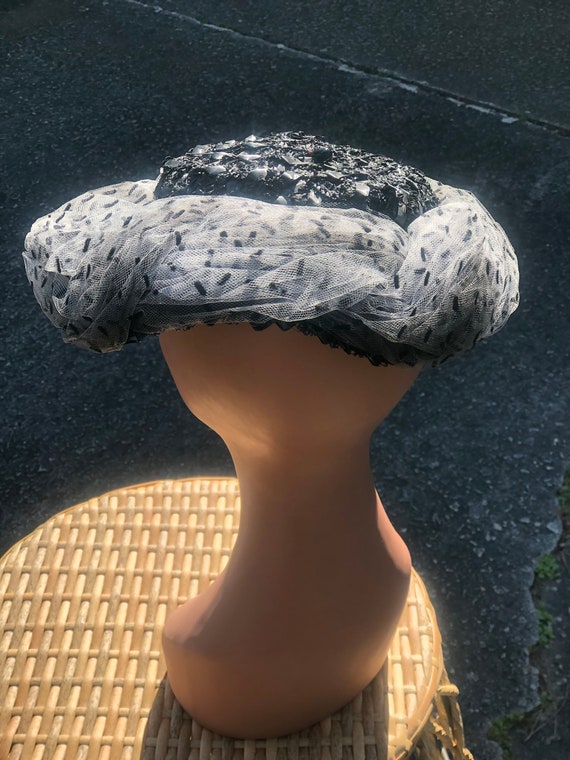 vintage straw black and - Gem