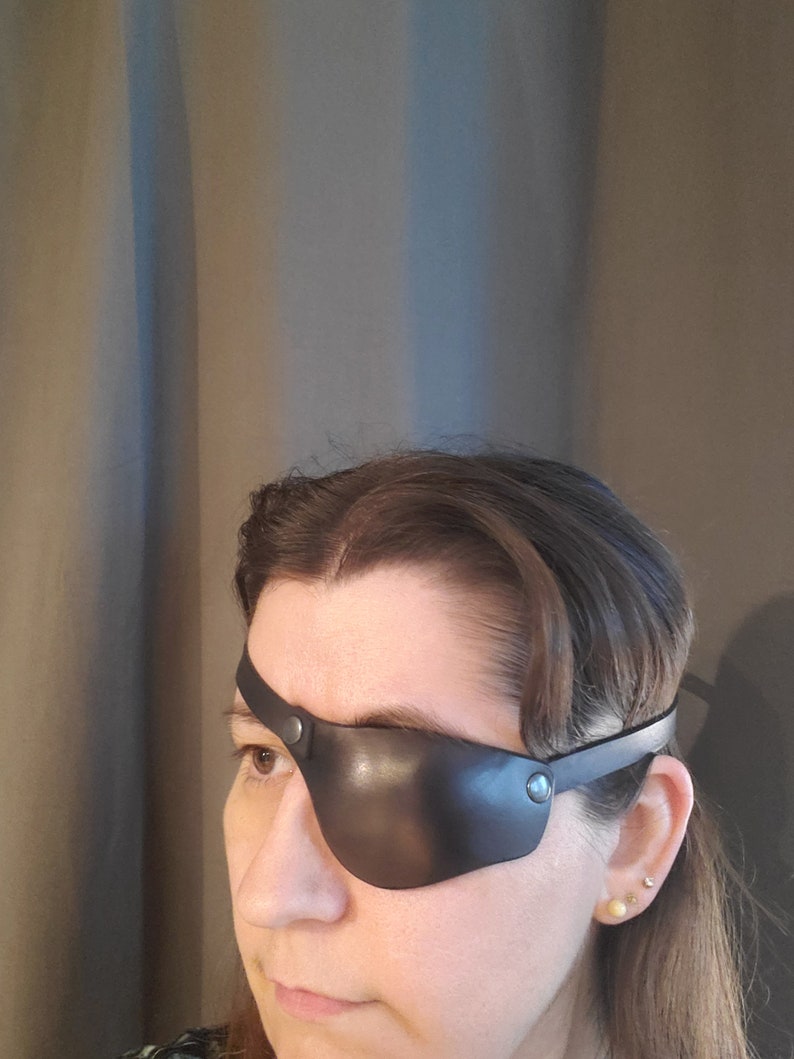 Ergonomic Leather Eye Patch With Adjustable Buckle Will Work - Etsy