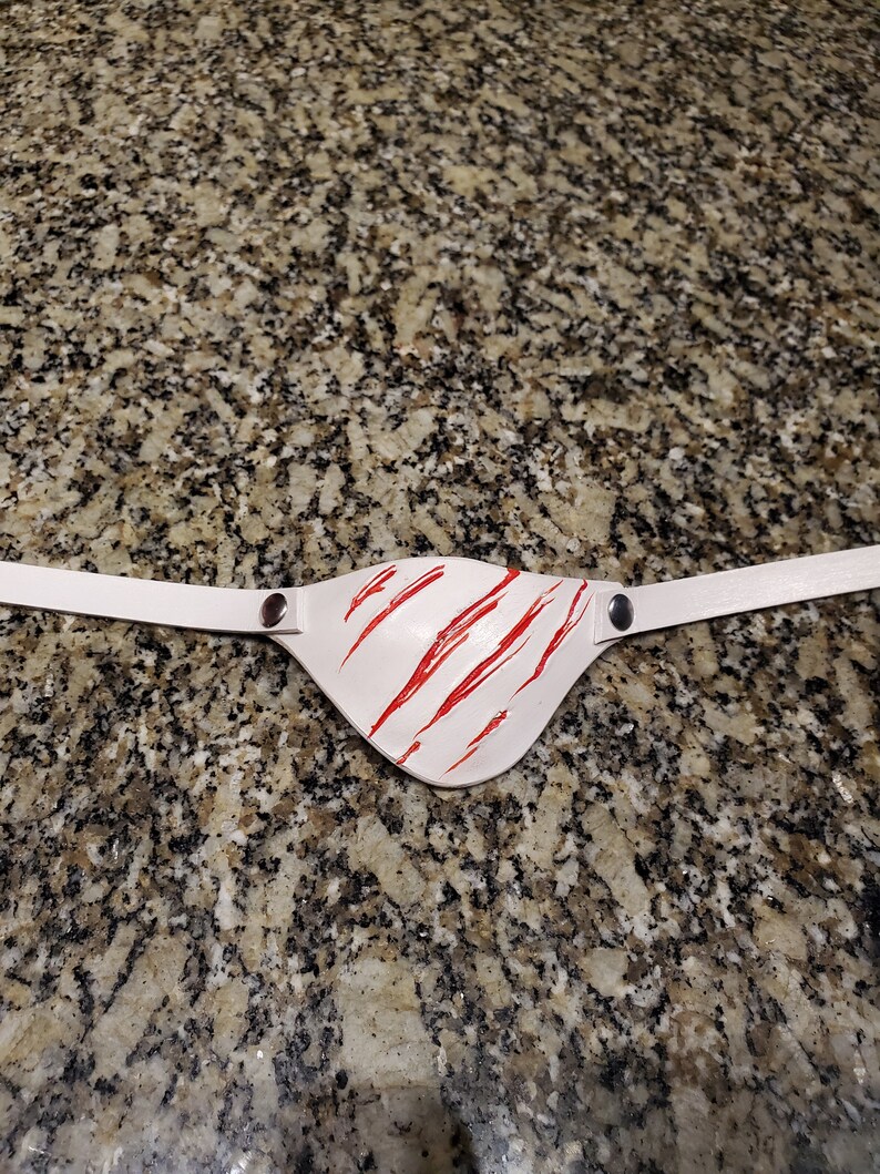 Unique Scar Pattern Leather Eye Patch With Adjustable Buckle - Etsy