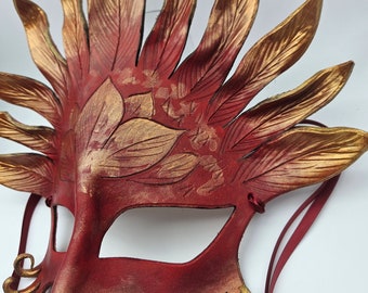 Leather Phoenix Mask - Etsy
