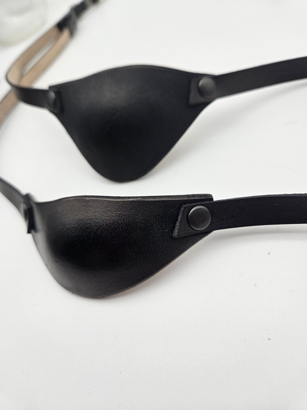 Black Eye Patch. Handmade Leather Eyepatch for Men or Women - Etsy