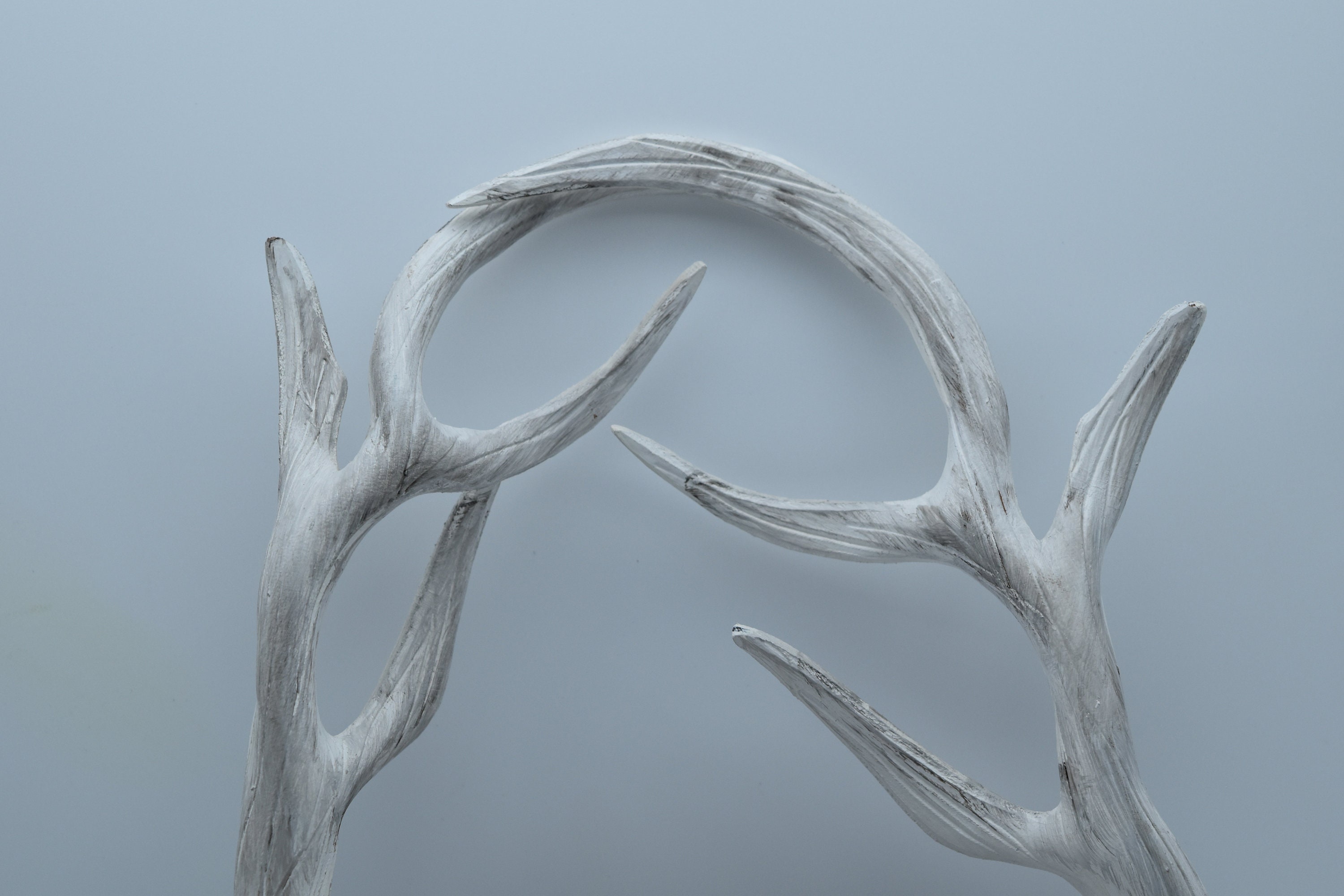 Deer elk antlered leather mask custom order for one like | Etsy