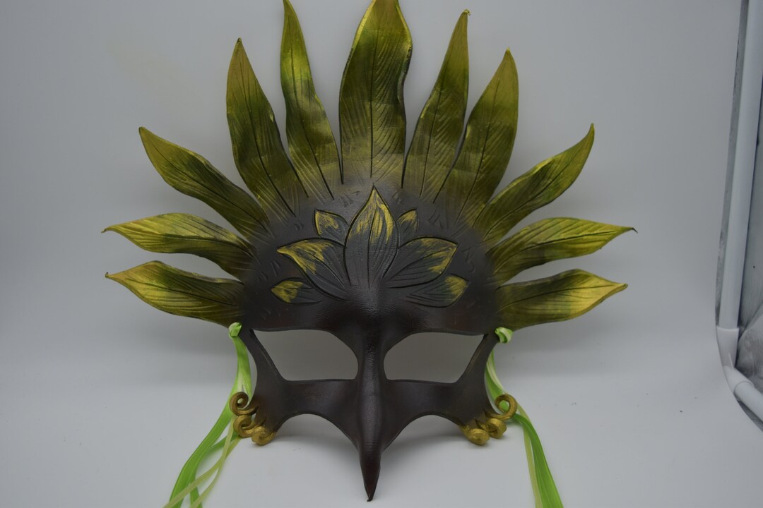 Forest Phoenix, Fire Phoenix Dragon, Gryphon Leather Mask Custom Orders ...
