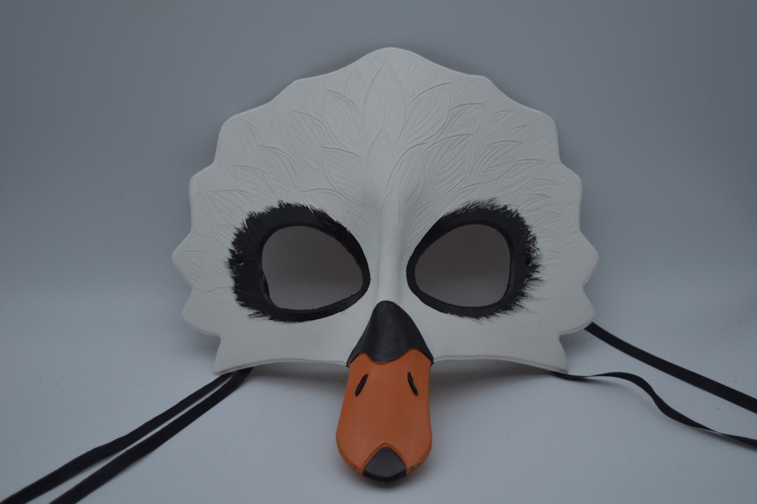 Swan Mask, Leather Mask - Custom Order for One Like It - Etsy