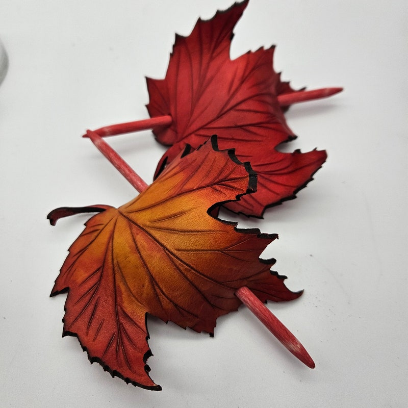 Maple Leaf Hair Pin - Etsy