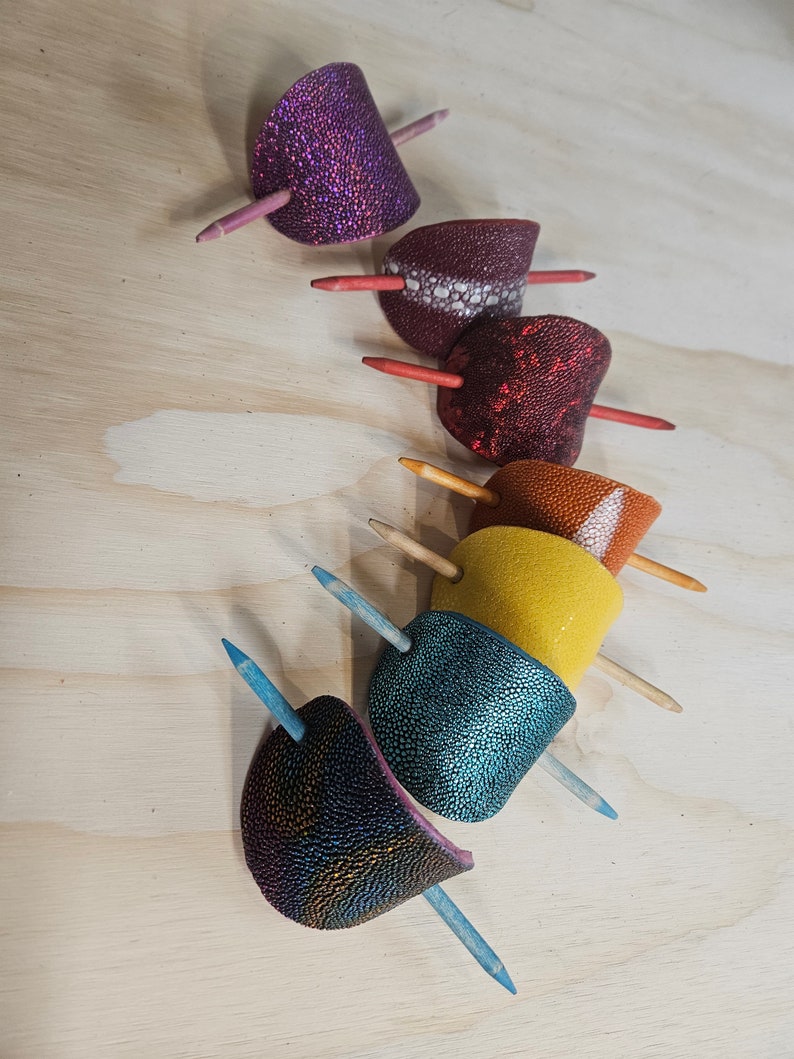 Dragon Scale Leather Hair Stick - Etsy Canada