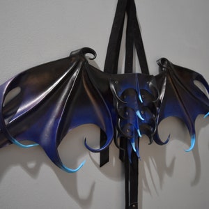 Wearable Leather Dragon Wings for Unisex - Custom Order in Your Choice ...
